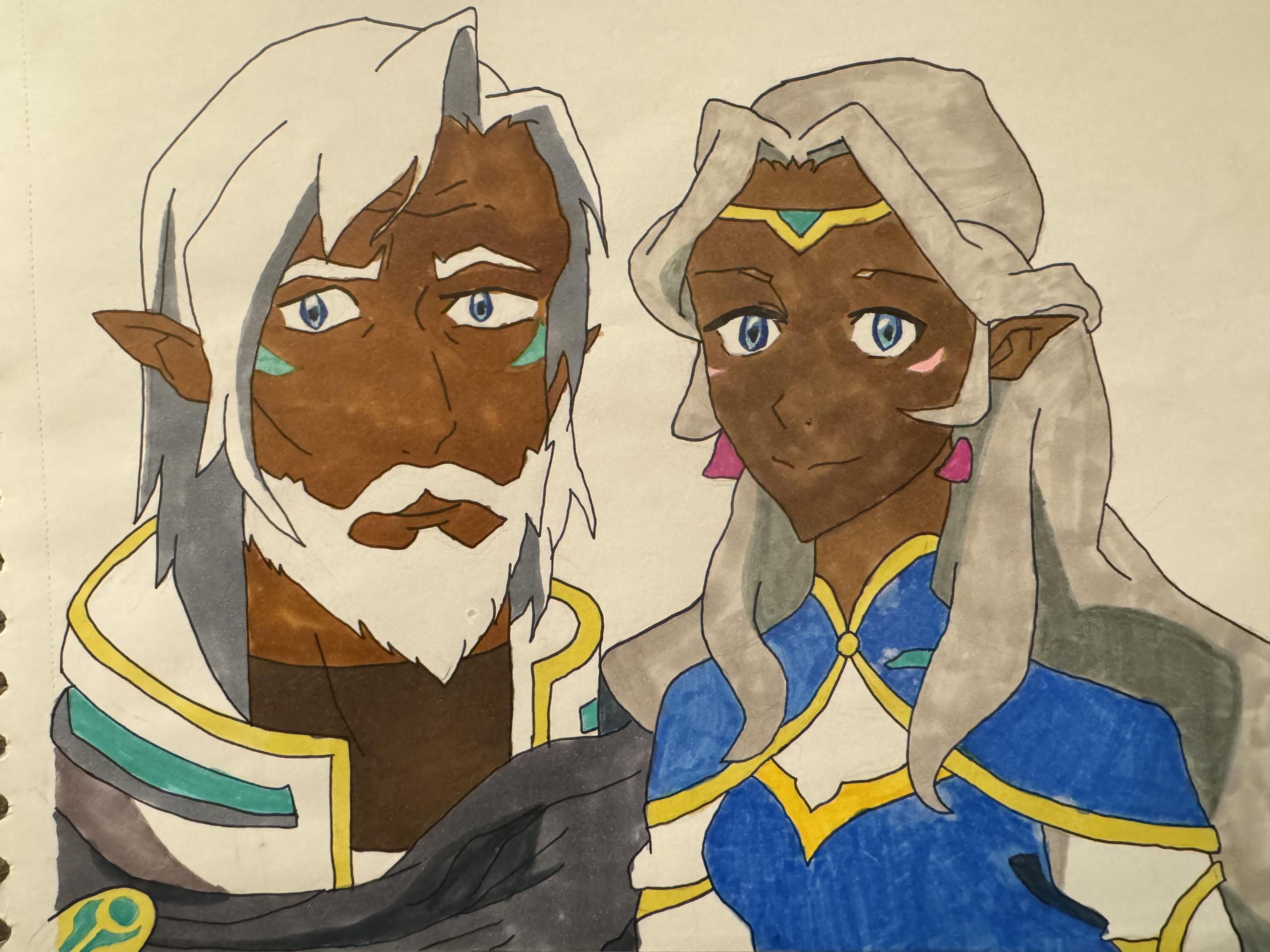 Princess Allura and King Alfor | Young Writers Project