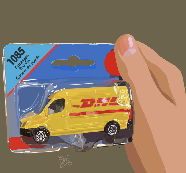 DHL post van | Young Writers Project