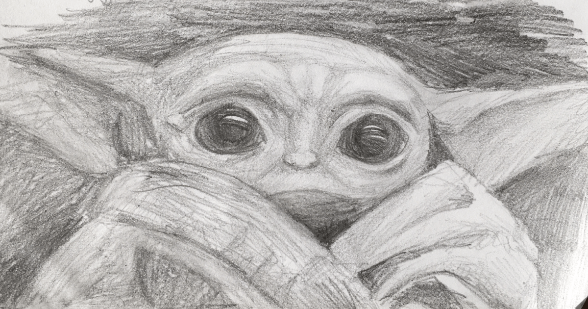 The Mandalorian value study/concept art style painting | Young Writers ...