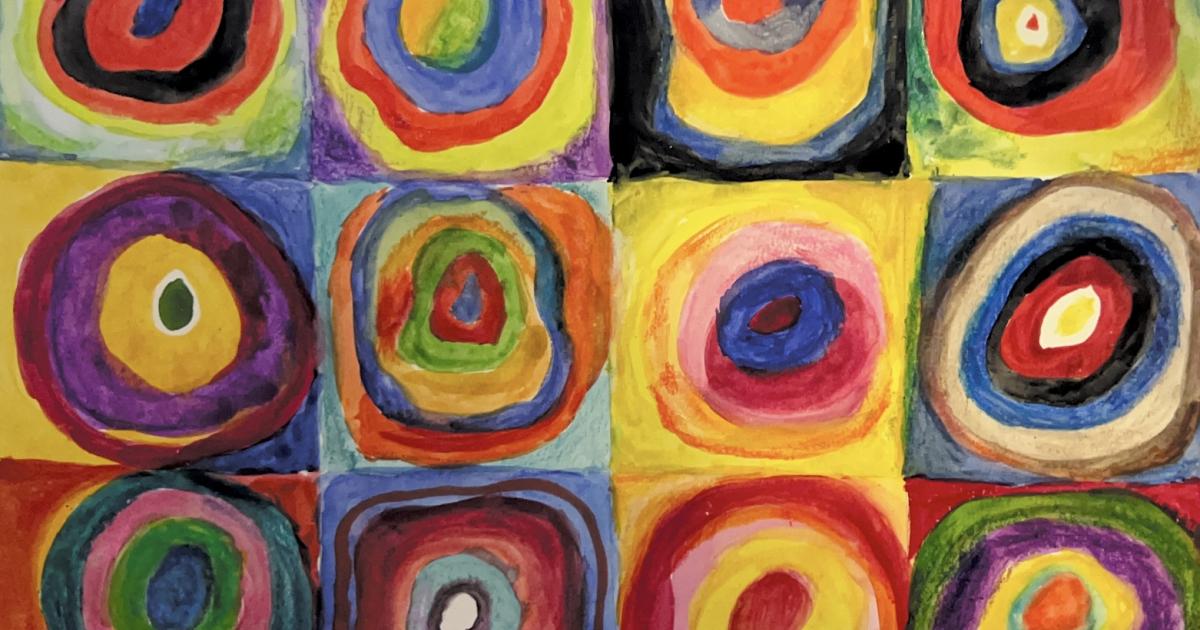 Recreation of Wassily Kandinsky's Color Study | Young Writers Project