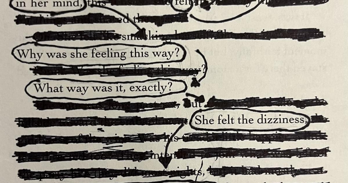 Black out poetry part two | Young Writers Project